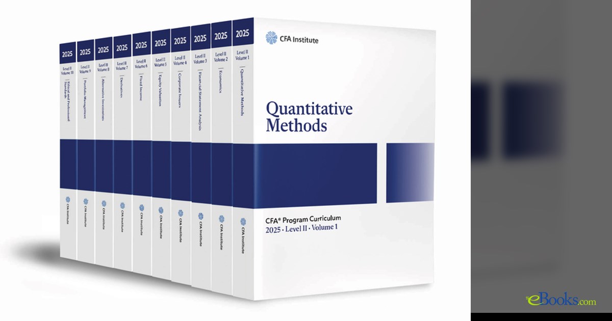 2025 CFA Program Curriculum Level II Box Set