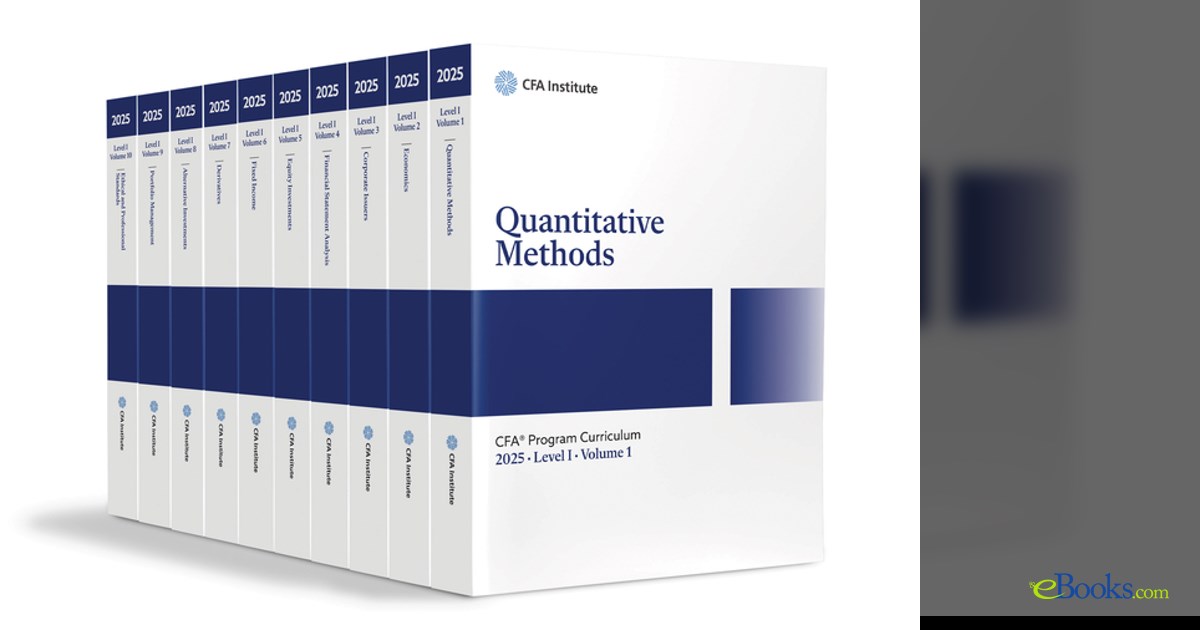 2025 CFA Program Curriculum Level I Box Set by CFA Institute (ebook)