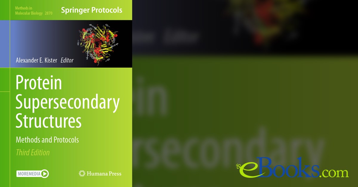 Protein Supersecondary Structures (3rd ed.)