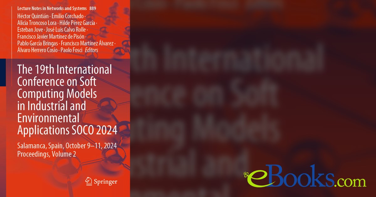 The 19th International Conference on Soft Computing Models in ...