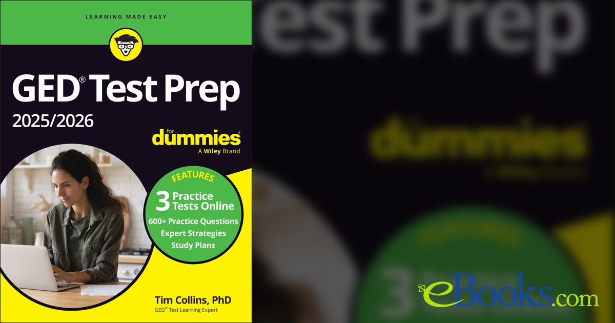 GED Test Prep 2025/2026 For Dummies (7th ed.) by Tim Collins (ebook)