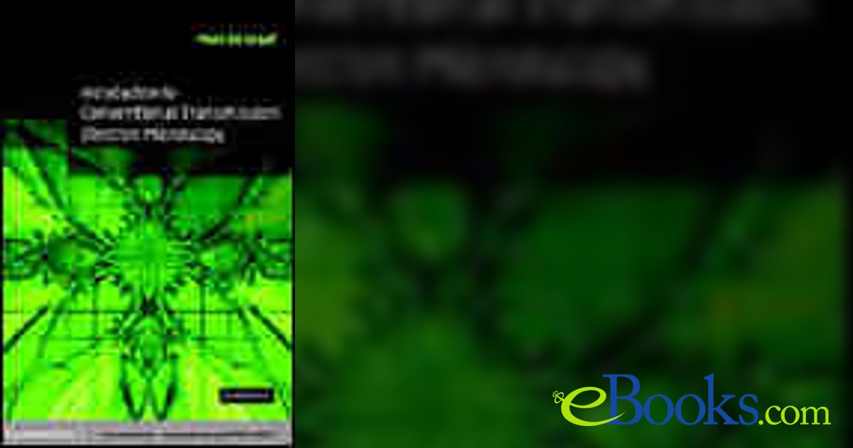 Introduction to Conventional Transmission Electron Microscopy