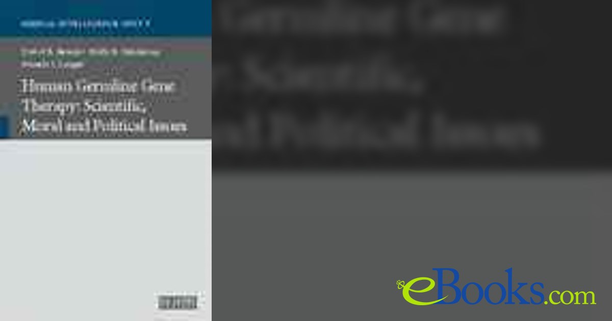 Human Germline Gene Therapy by David B Resnik (ebook)