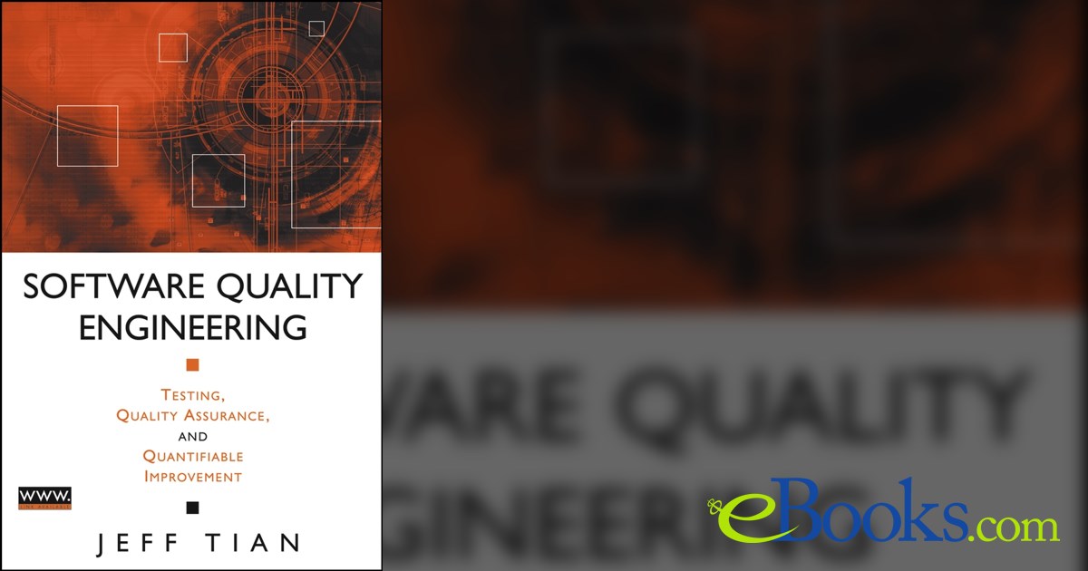Software Quality Engineering by Jeff Tian (ebook)