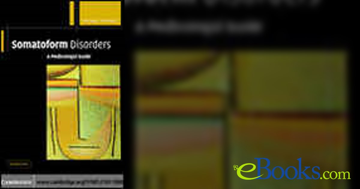 Somatoform Disorders by Michael Trimble (ebook)