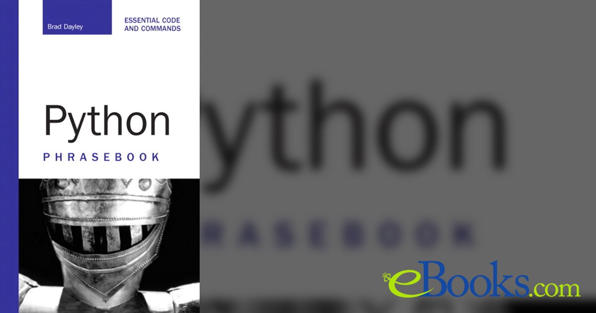 Python Phrasebook by Brad Dayley (ebook)