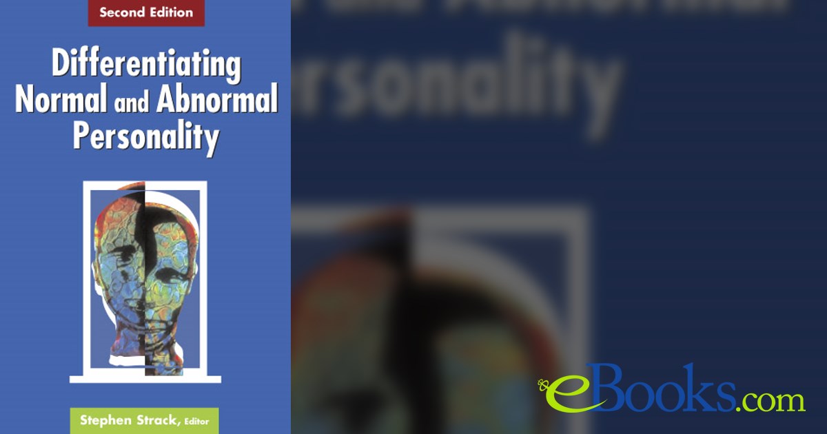 Differentiating Normal and Abnormal Personality (2nd ed.)
