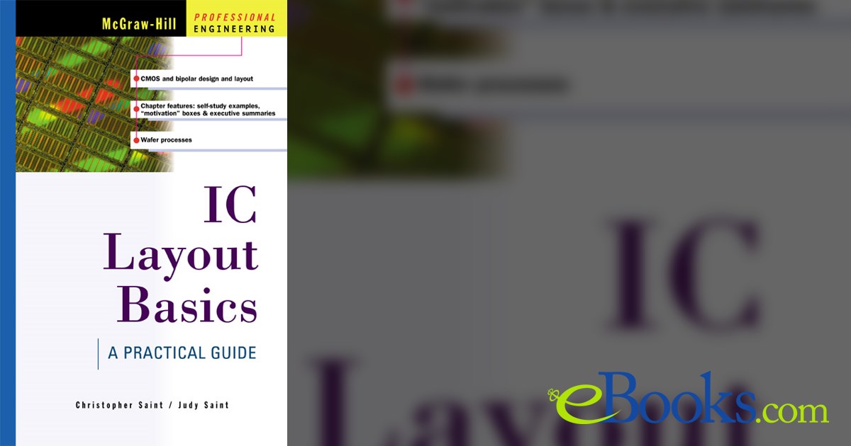 IC Layout Basics by Christopher Saint (ebook)