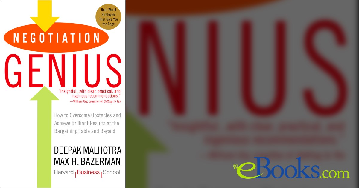 Negotiation Genius by Deepak Malhotra (ebook)