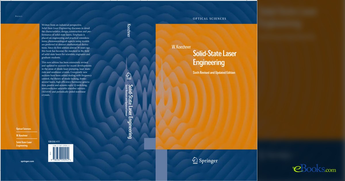 Solid-State Laser Engineering (6th ed.) by Walter Koechner (ebook)