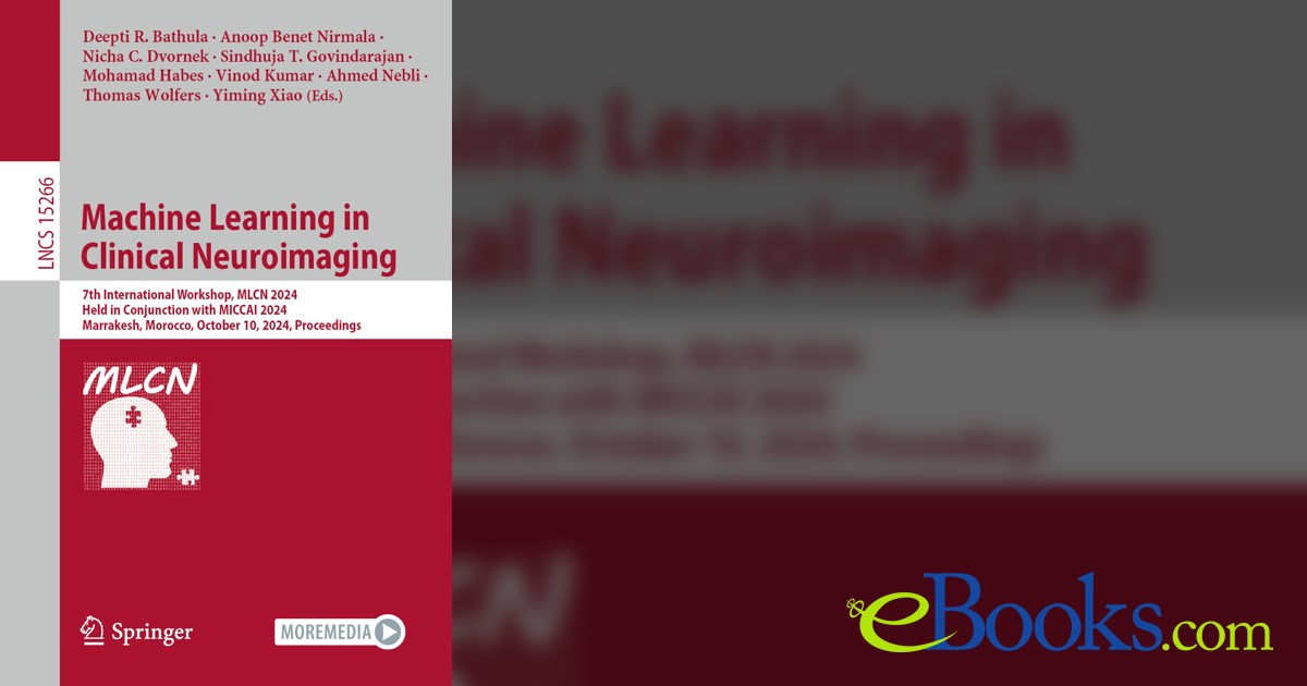 Machine Learning in Clinical Neuroimaging