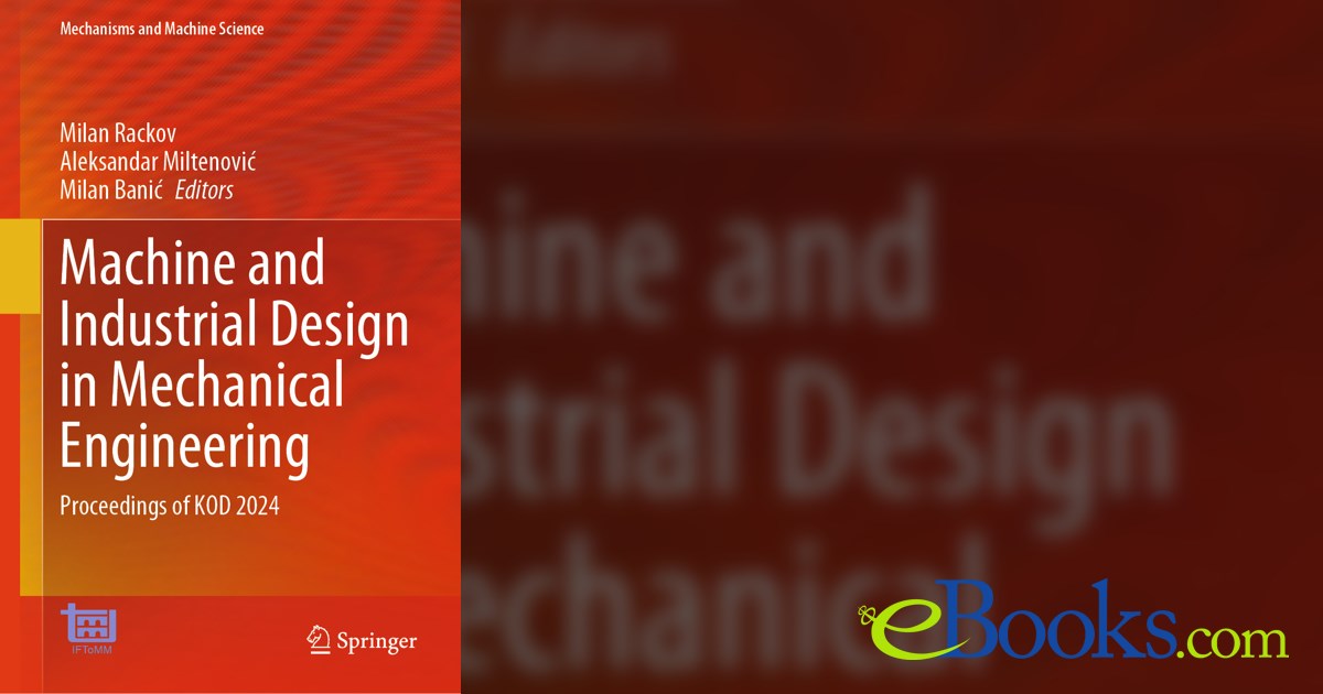 Machine and Industrial Design in Mechanical Engineering