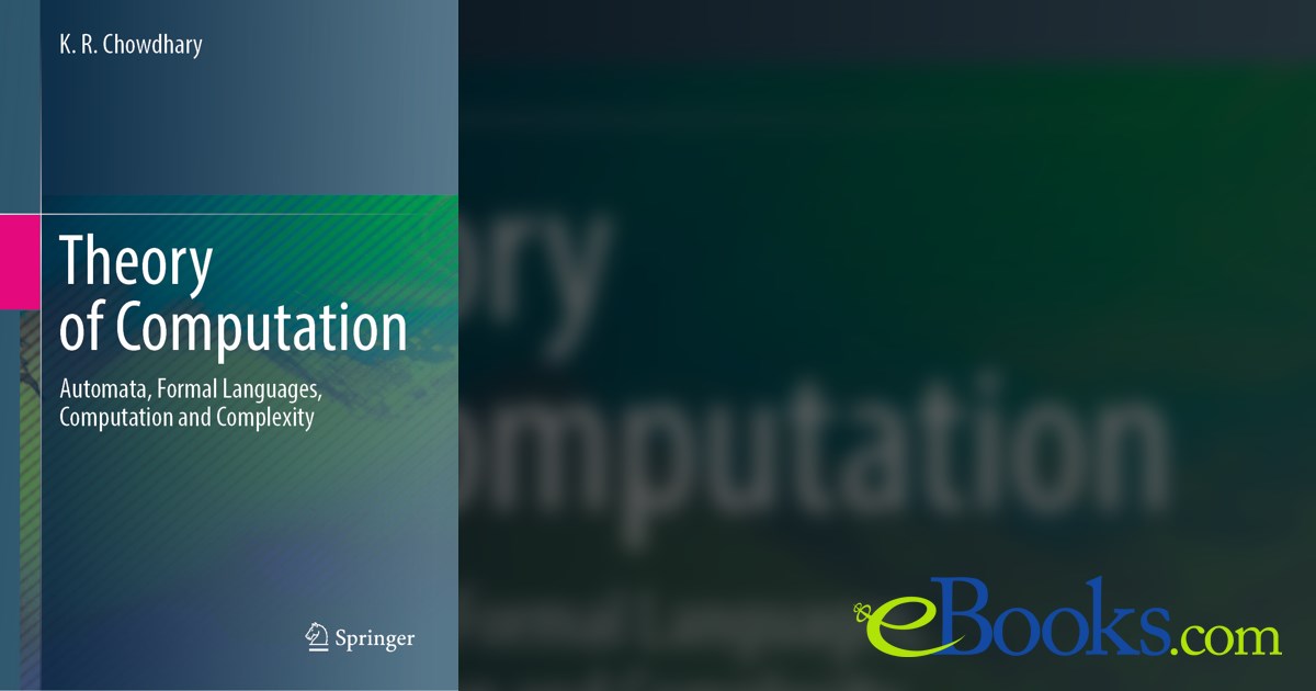 Theory of Computation by K.R. Chowdhary (ebook)