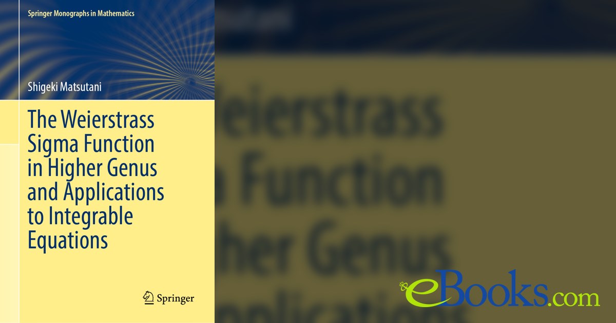 The Weierstrass Sigma Function in Higher Genus and Applications to Integrable Equations