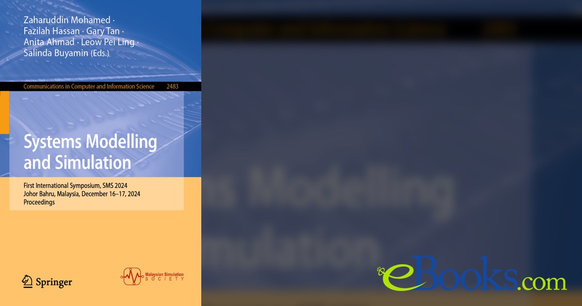 Systems Modelling and Simulation by Zaharuddin Mohamed (ebook)