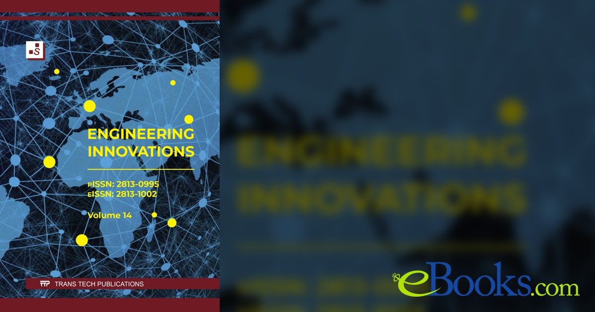 Engineering Innovations Vol. 14 by Afrooz Barnoush (ebook)