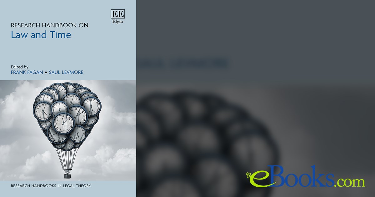 Research Handbook on Law and Time by Frank Fagan (ebook)