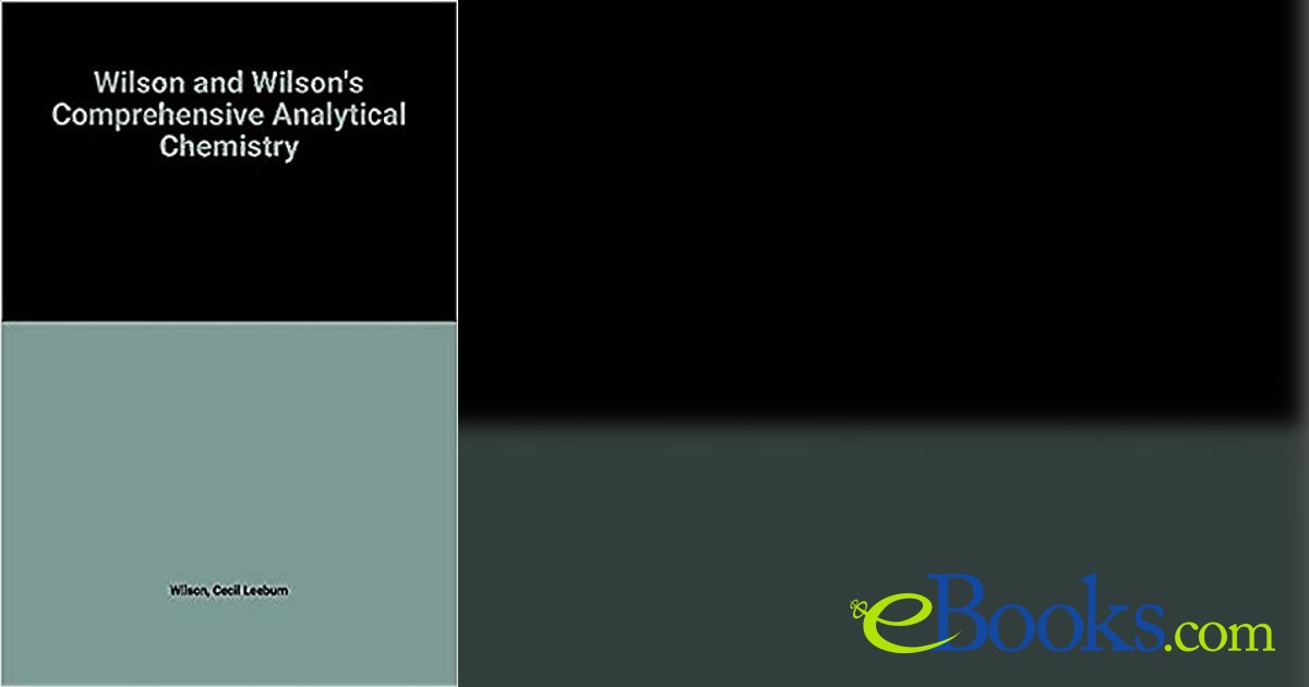 Ion Exchangers in Analytical Chemistry. Their Properties and Use in ...