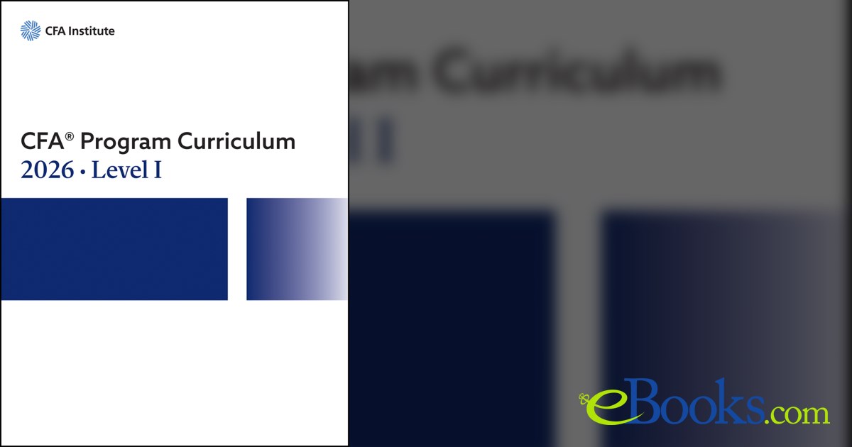 2026 CFA Program Curriculum Level I Box Set by CFA Institute (ebook)
