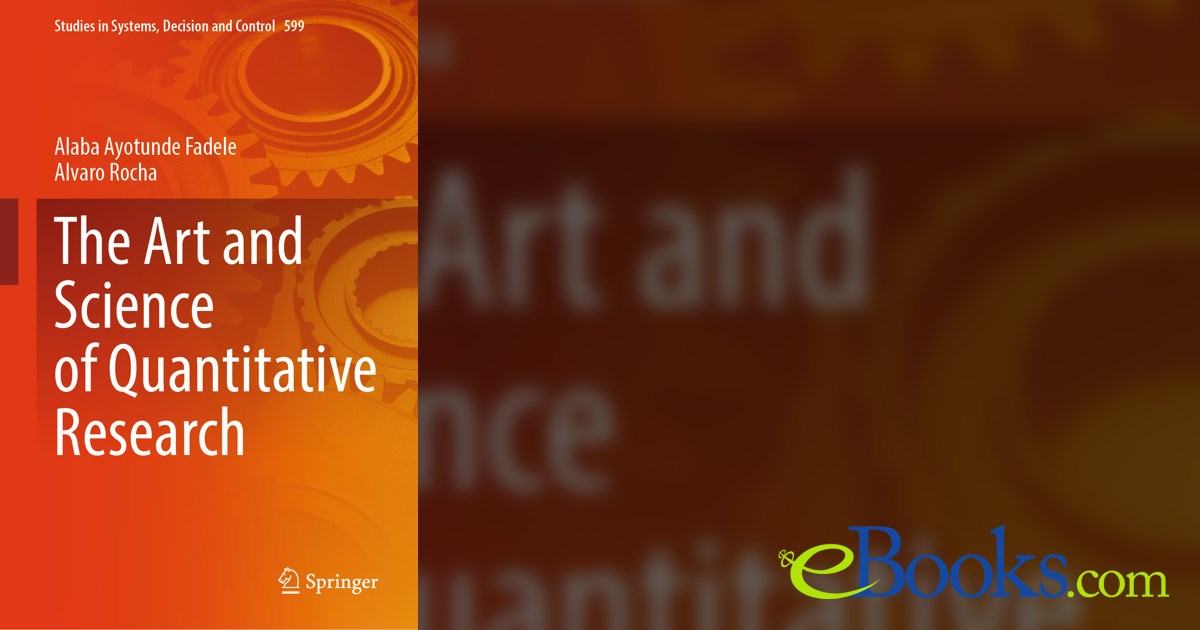 The Art and Science of Quantitative Research