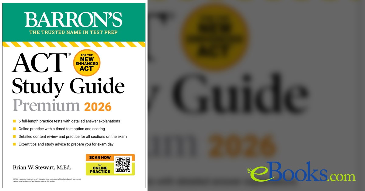 ACT Study Guide Premium, 2026: 6 Practice Tests + Comprehensive Review ...