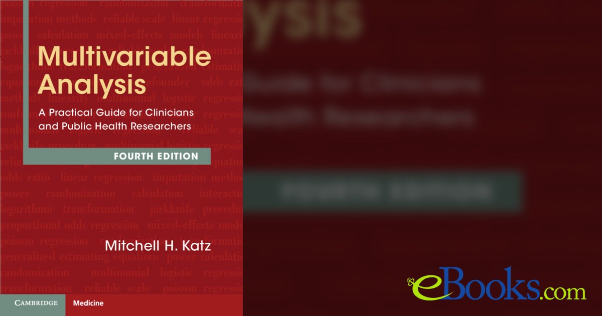 Multivariable Analysis (4th ed.) by Mitchell H. Katz (ebook)