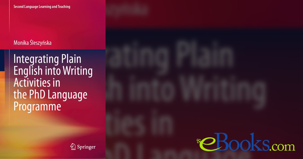 Integrating Plain English into Writing Activities in the PhD Language ...