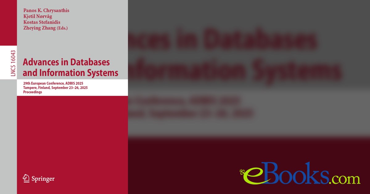 Advances in Databases and Information Systems