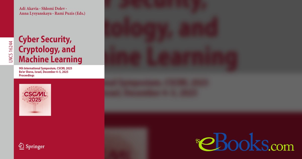 Cyber Security, Cryptology, and Machine Learning