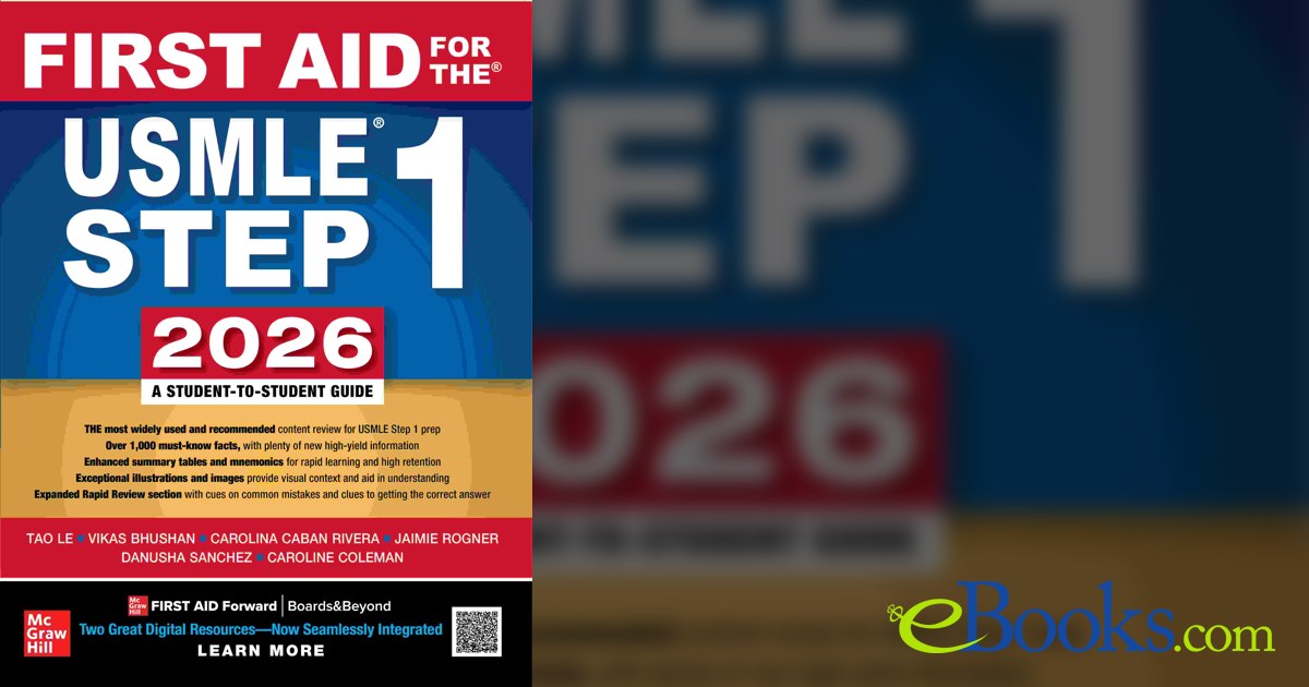 First Aid for the USMLE Step 1 2026 (36th ed.) by Tao Le (ebook)