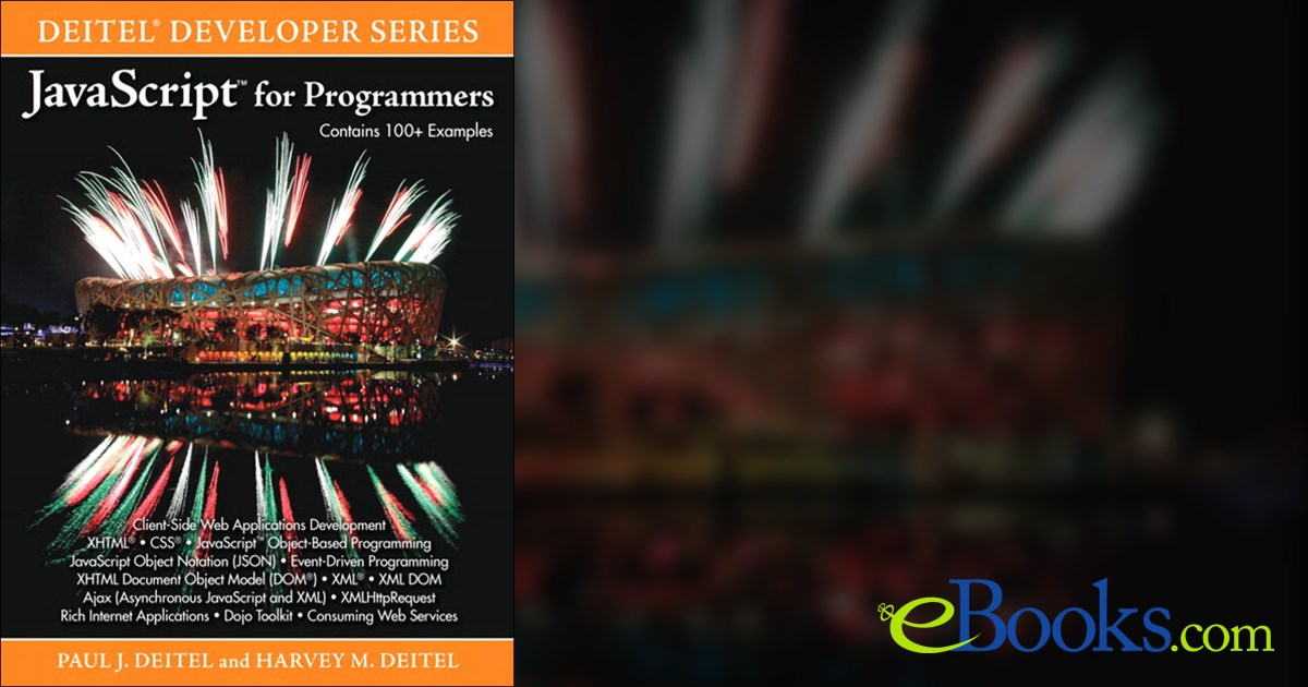 JavaScript for Programmers by Deitel Paul (ebook)