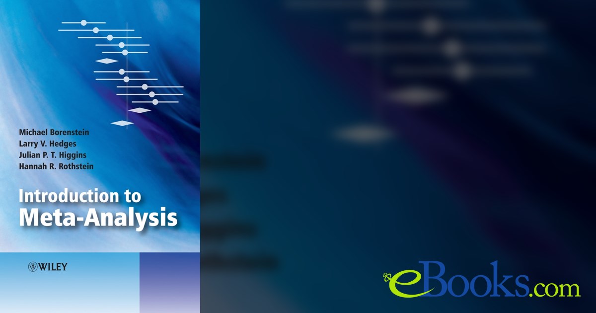 Introduction to Meta-Analysis by Michael Borenstein (ebook)