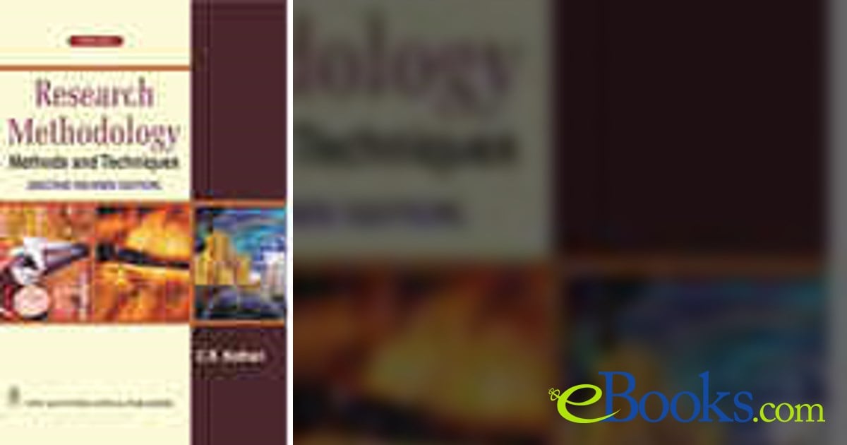 Research Methodology (2nd ed.) by C.R. Kothari (ebook)