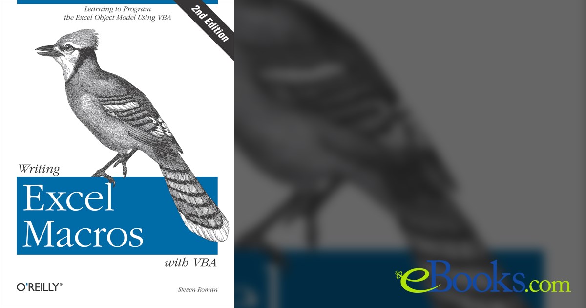 Writing Excel Macros With Vba 2nd Ed By Phd Steven Roman Ebook 0444