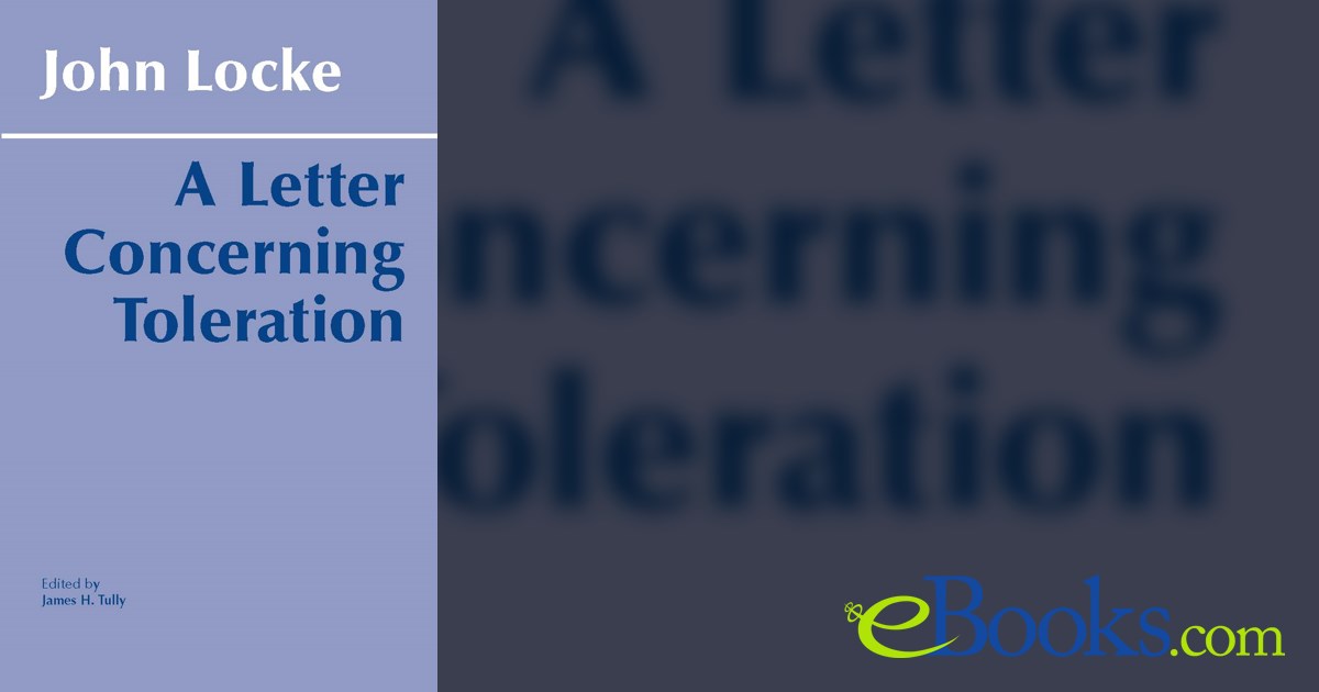 A Letter Concerning Toleration by John Locke (ebook)