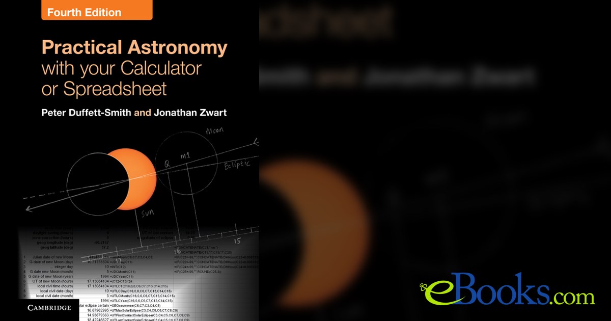 Practical Astronomy with your Calculator or Spreadsheet