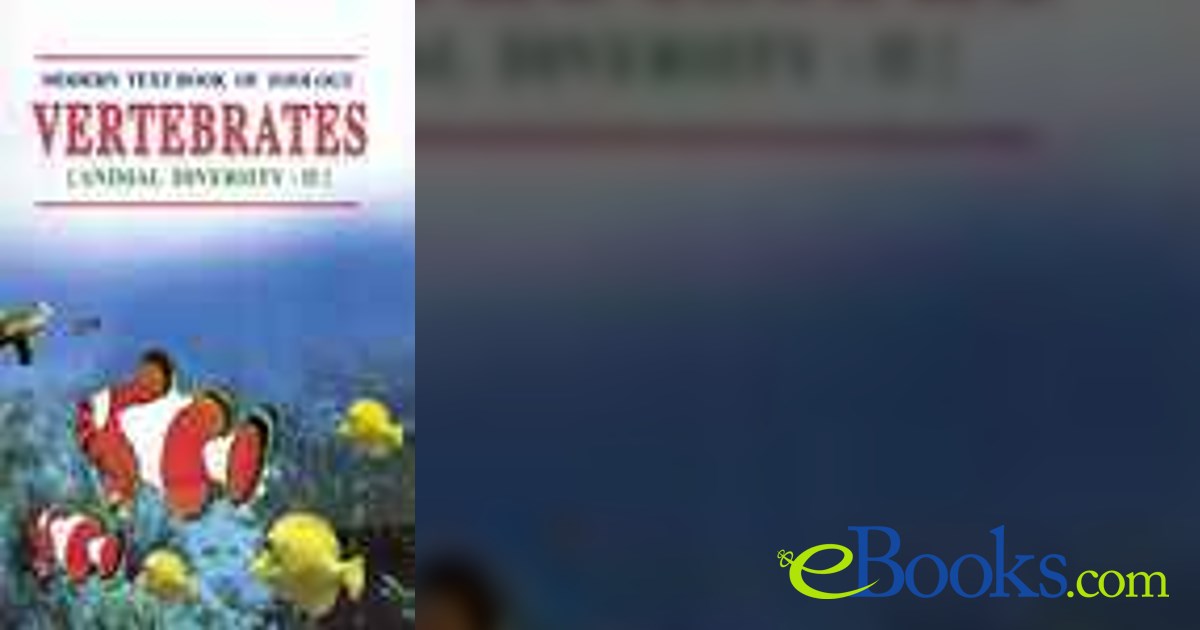 Modern Text Book of Zoology Vertebrates by R.L. Kotpal (ebook)