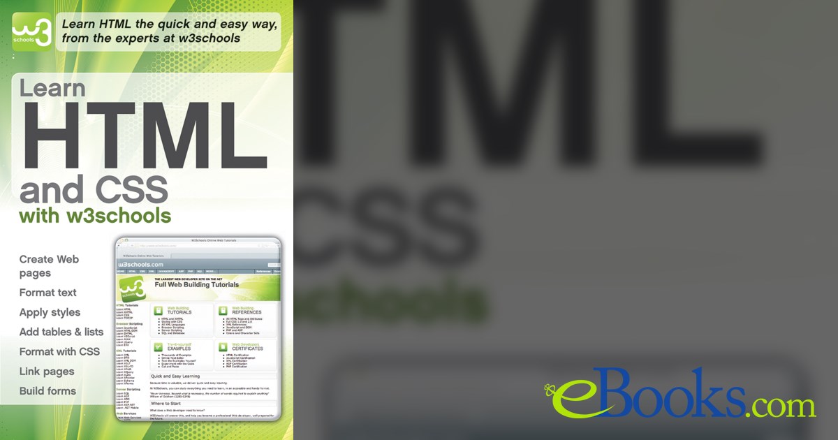 Learn Html And Css With W3schools By W3schools Ebook