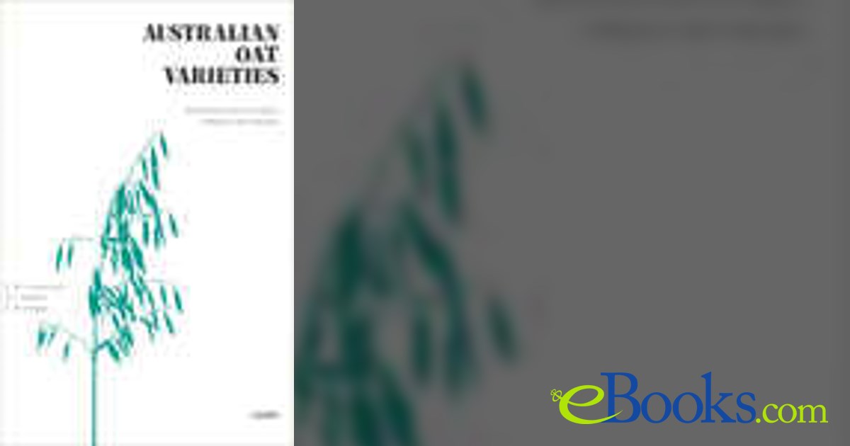 Australian Oat Varieties by GL Roberts (ebook)
