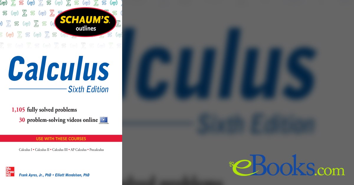 Schaum's Outline of Calculus, 6th Edition (6th ed.)