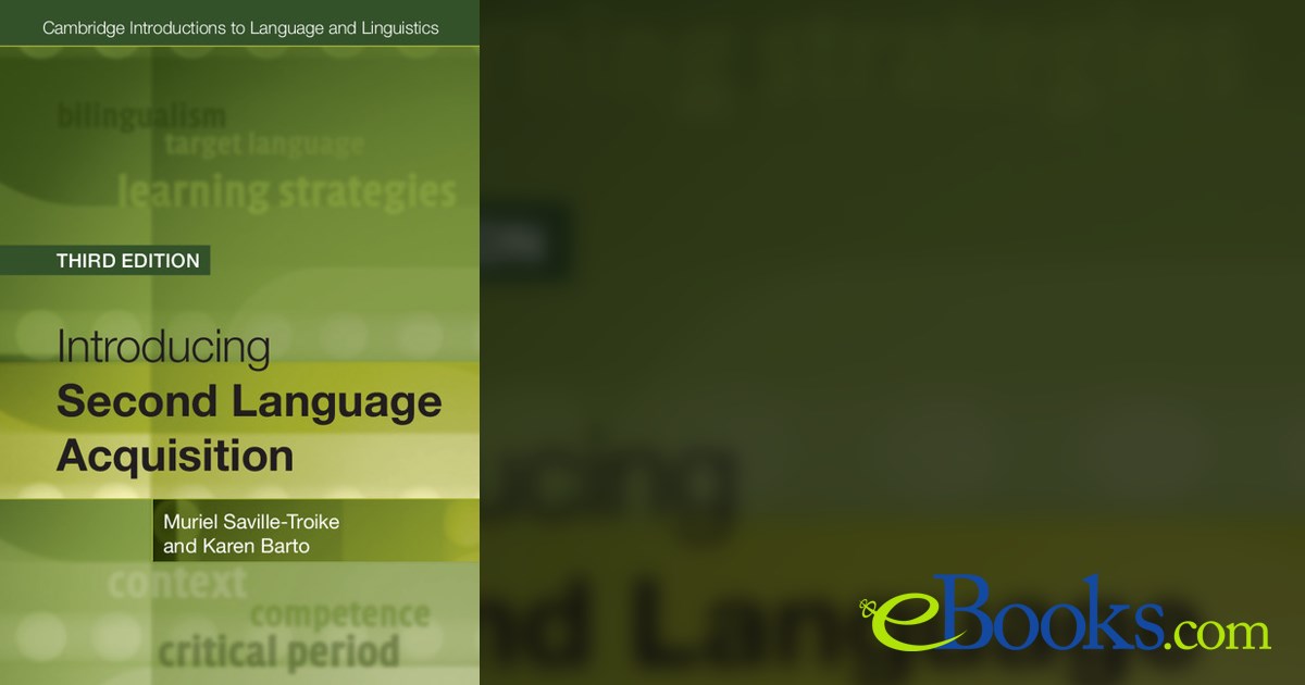 Introducing Second Language Acquisition (3rd ed.)