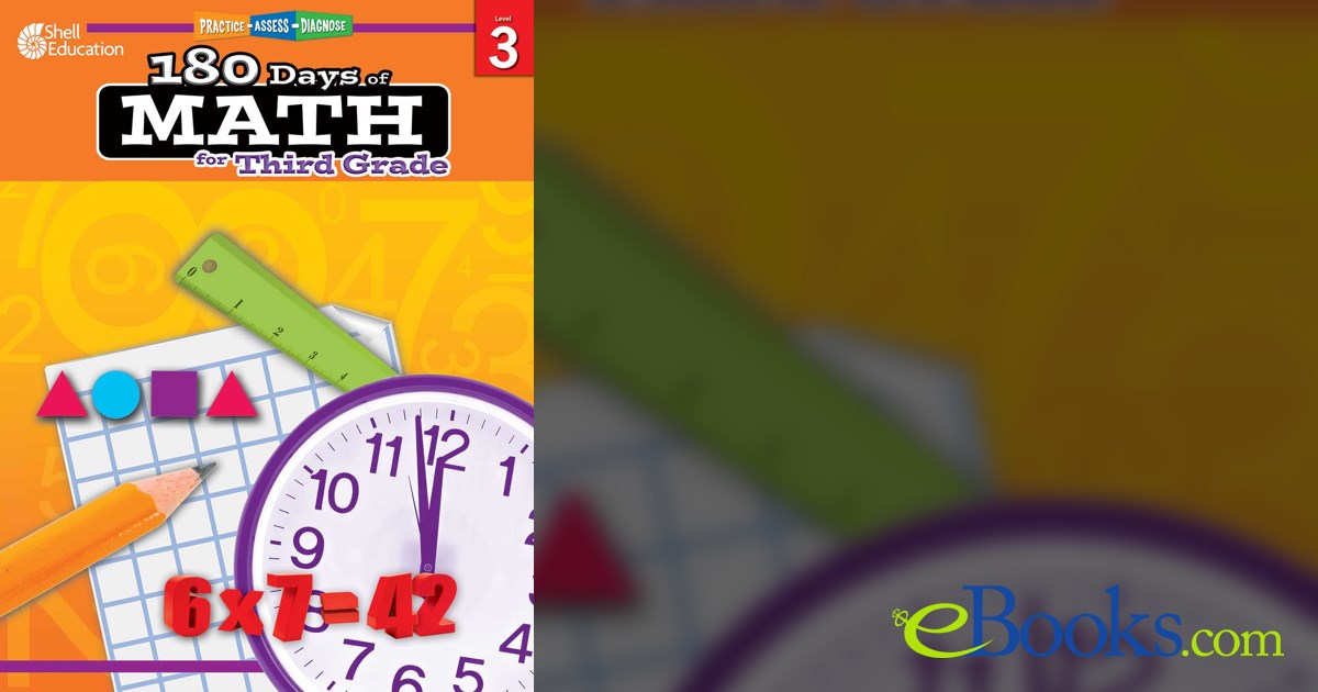 180 Days™: Math for Third Grade by Jodene Smith (ebook)