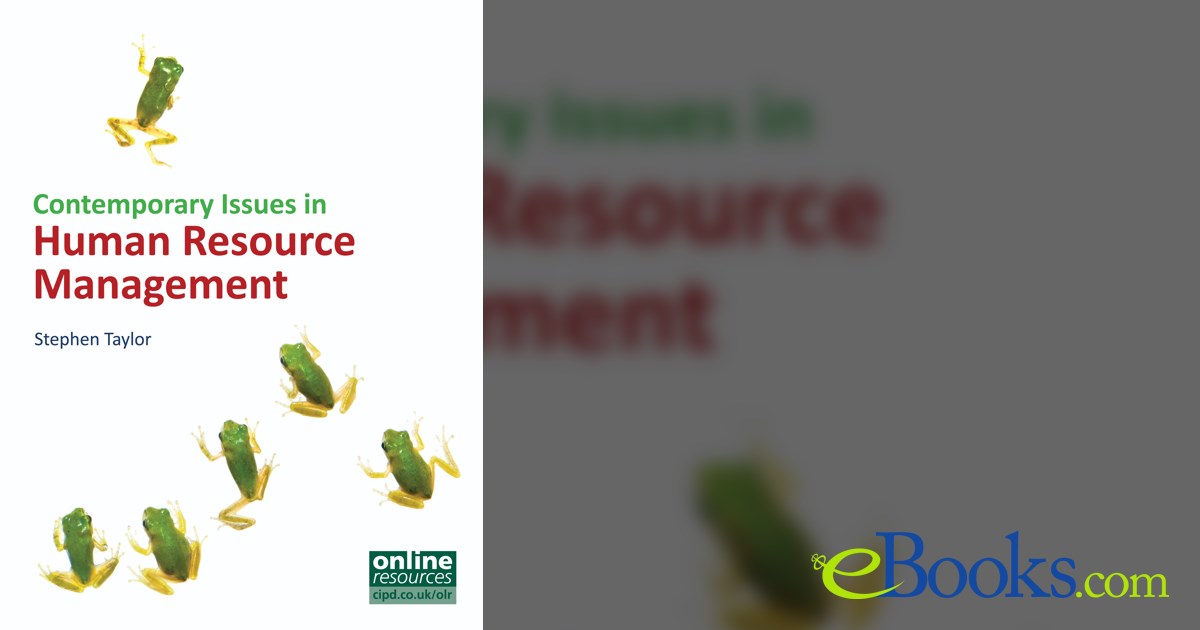 Contemporary Issues in Human Resource Management