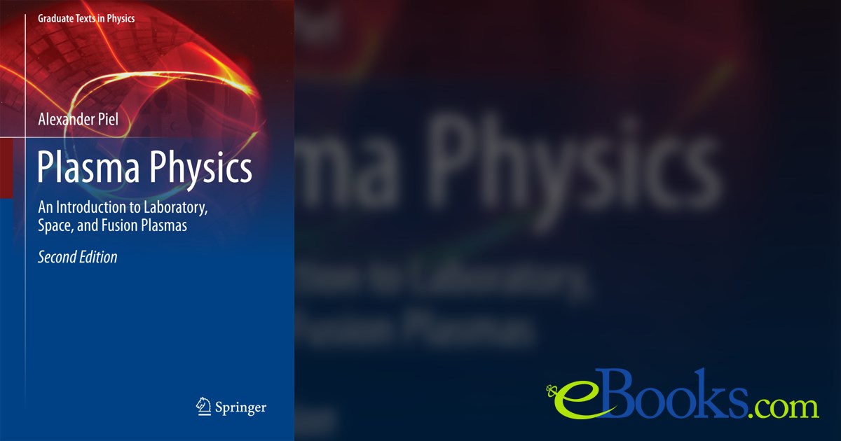 Plasma Physics (2nd ed.) by Alexander Piel (ebook)