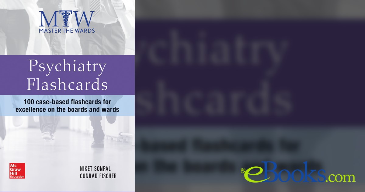 Master the Wards: Psychiatry Flashcards by Niket Sonpal (ebook)