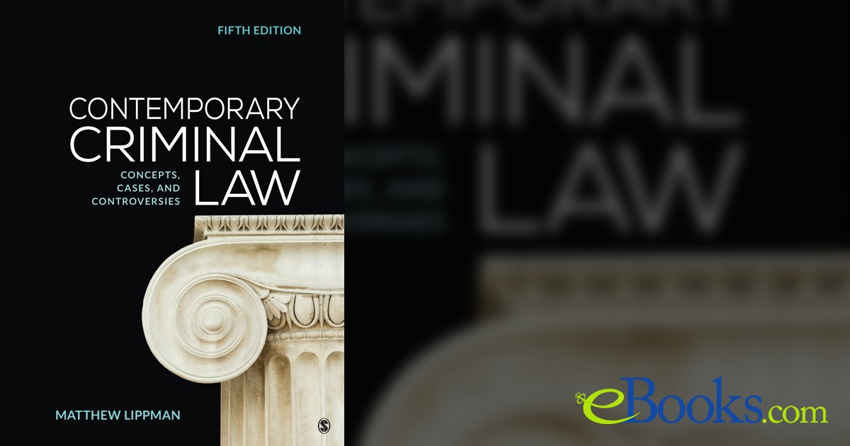 Contemporary Criminal Law (5th ed.) by Matthew Lippman (ebook)