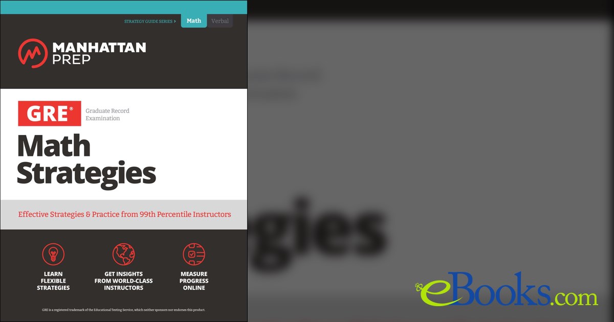 GRE Math Strategies by Manhattan Prep (ebook)