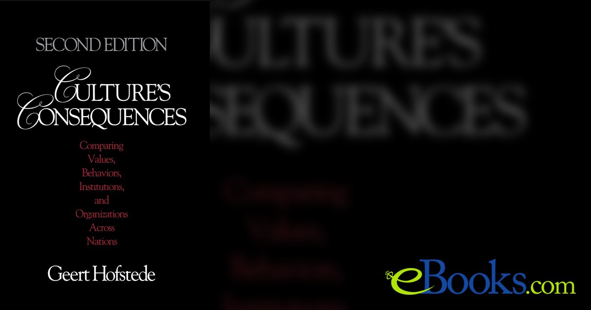Culture′s Consequences (2nd ed.) by Geert Hofstede (ebook)