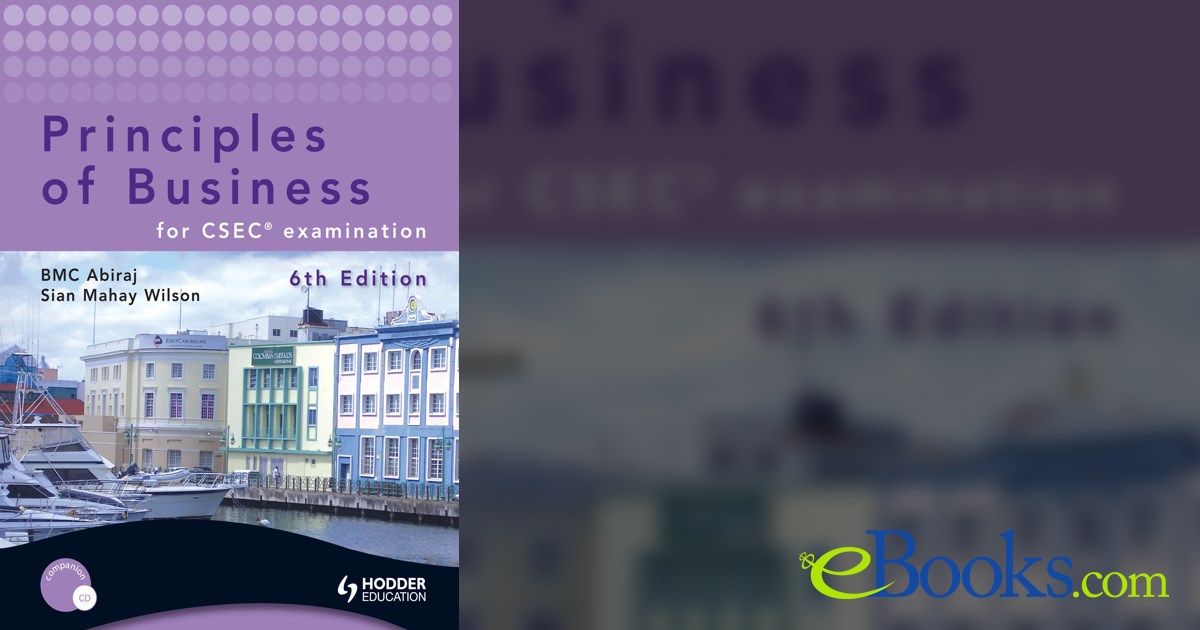 Principles of Business for CSEC examination