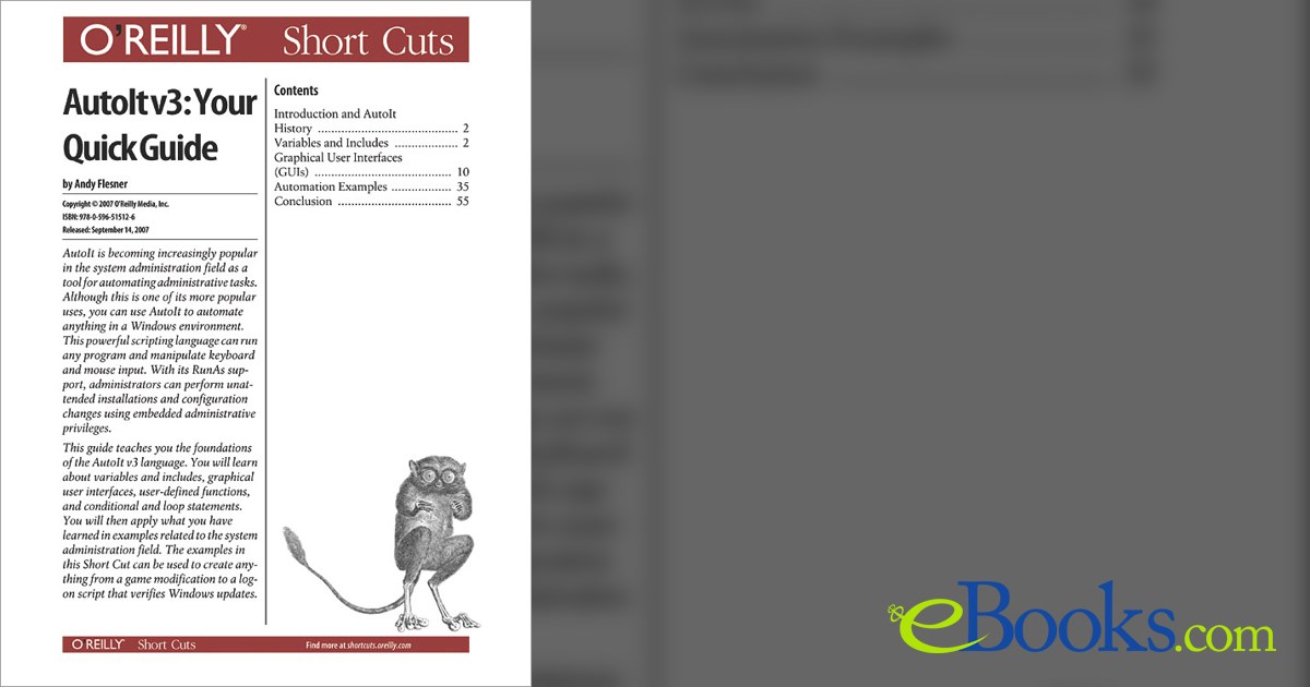 AutoIt v3: Your Quick Guide by Andy Flesner (ebook)